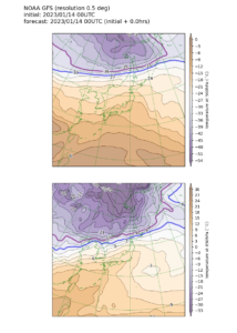 【気象データ】数値予報モデルが出力したGPVデータの取得・読み込み・描画【GRIB】 - LabCode