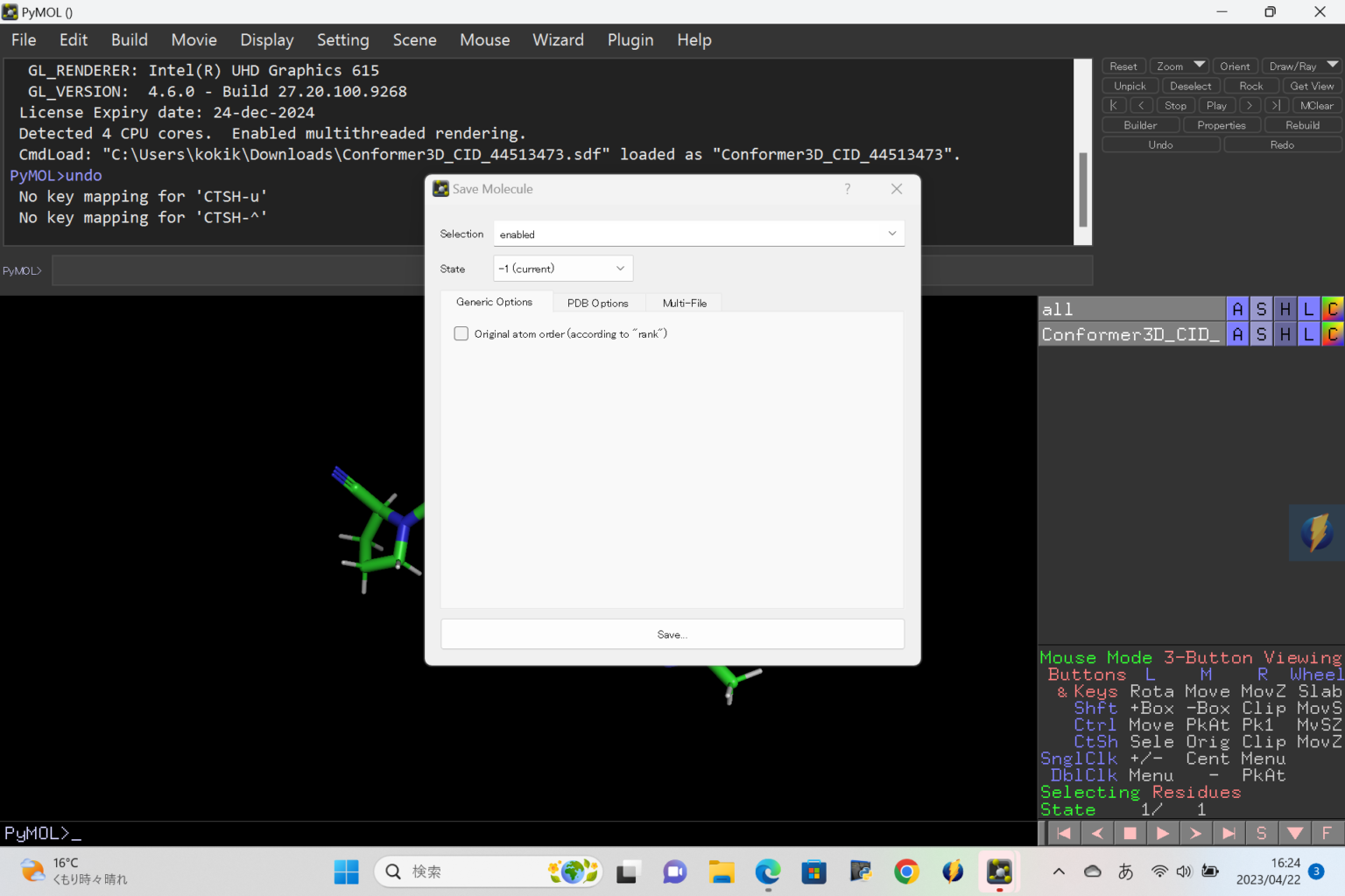 【in slico 創薬】PyRxによる低分子in silico screening【in silico screening】 - LabCode