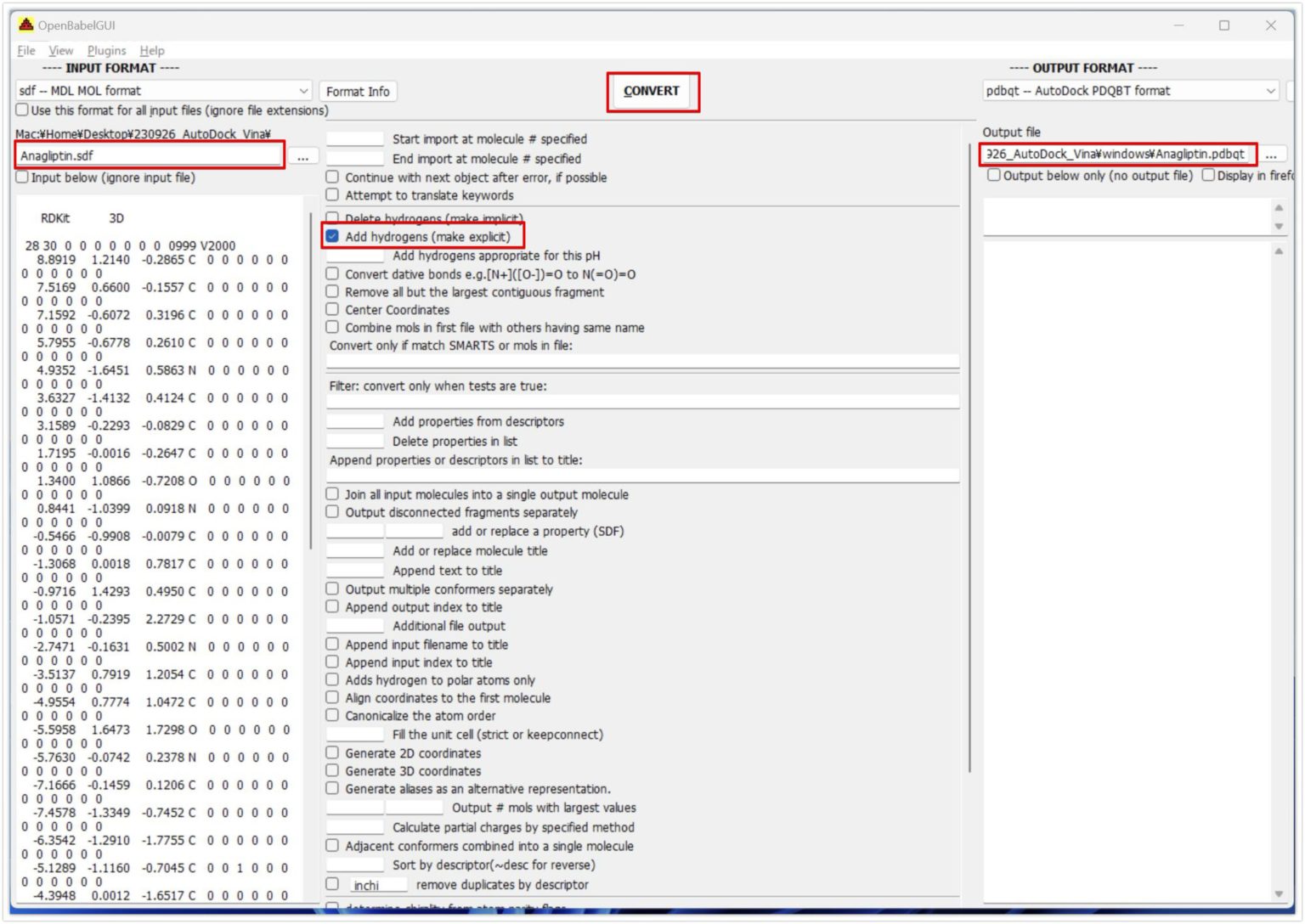 【Autodock Vina】 Autodock Vinaを使ったin silicoスクリーニング【in silico創薬】 - LabCode